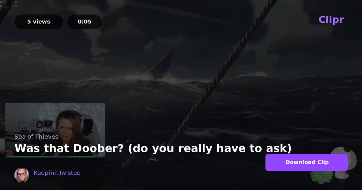 Download Was that Doober? (do you really hav... | Clipr
