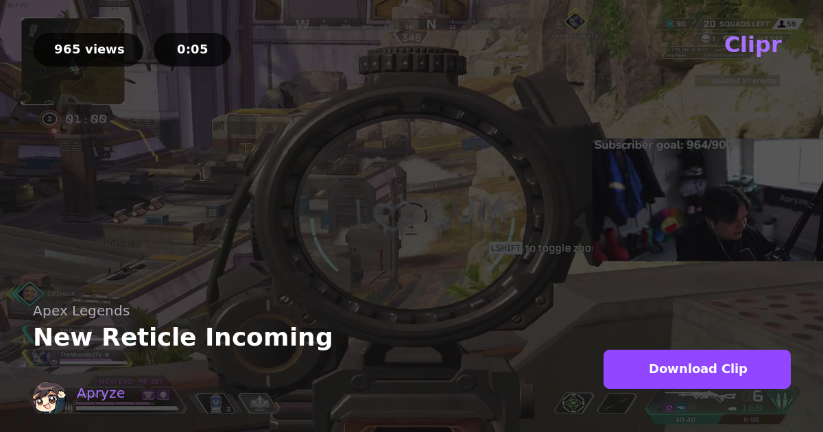 Download New Reticle Incoming - Apryze | Clipr